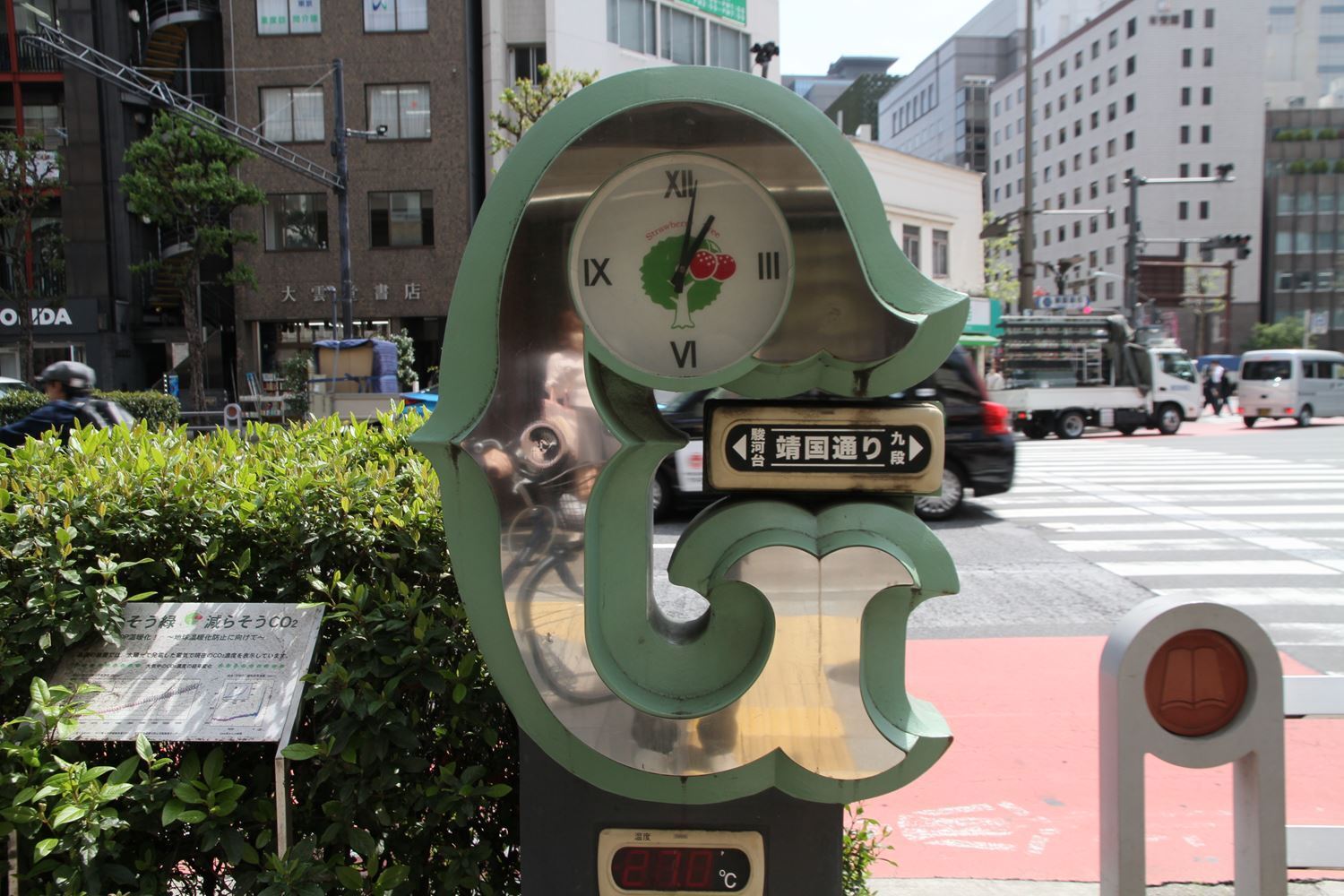 靖国通り時計: 雅爺の小部屋